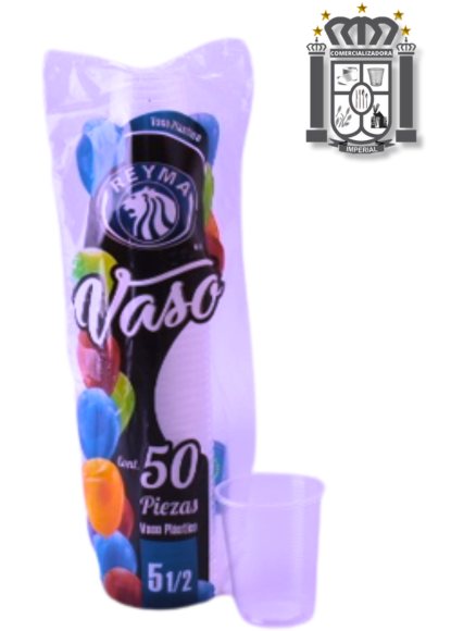 Vaso de plástico Reyma 5.5oz p/50 pzas – Imperial Food Service